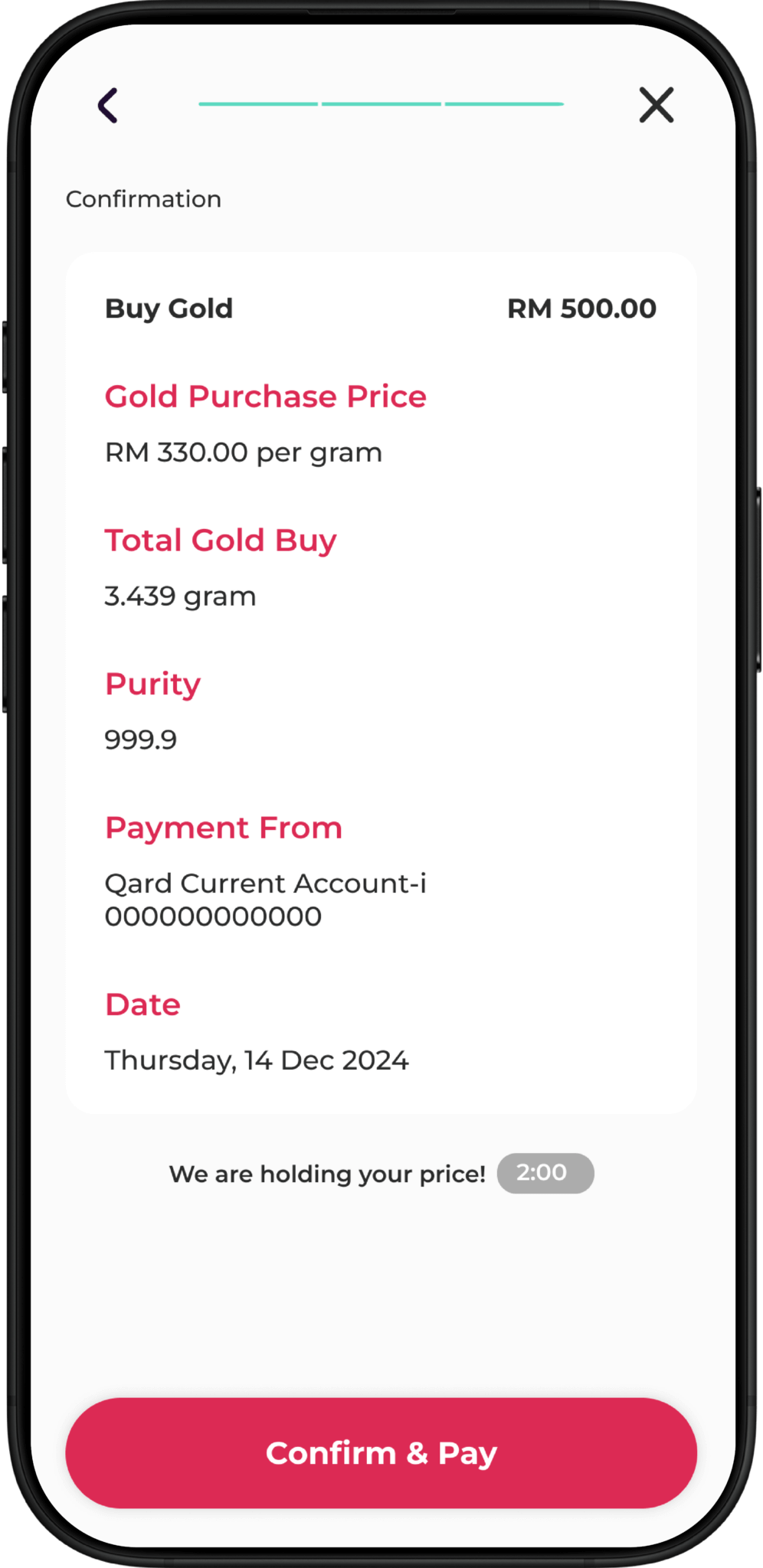 Bank Islam Gold Account (BIGA-i) – Buy & Sell Gold via BIMB Mobile - BIMB